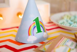 ⭐️ Фотозона на годик малышу для детского праздника "Радуга" ⭐️